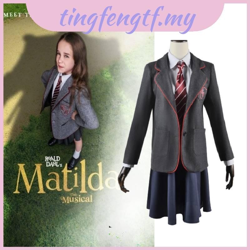 School Matilda Grey Uniform Cosplayers For Costume | Shopee Malaysia