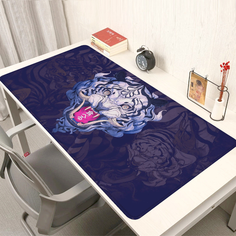 Tiger Laptop Gamer Pc Computers Xxl Gaming Mouse Pad Backlit Mat Desk ...