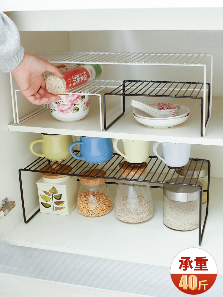 Kitchen Storage Layered Storage Rack Thick Countertop Seasoning Storage ...