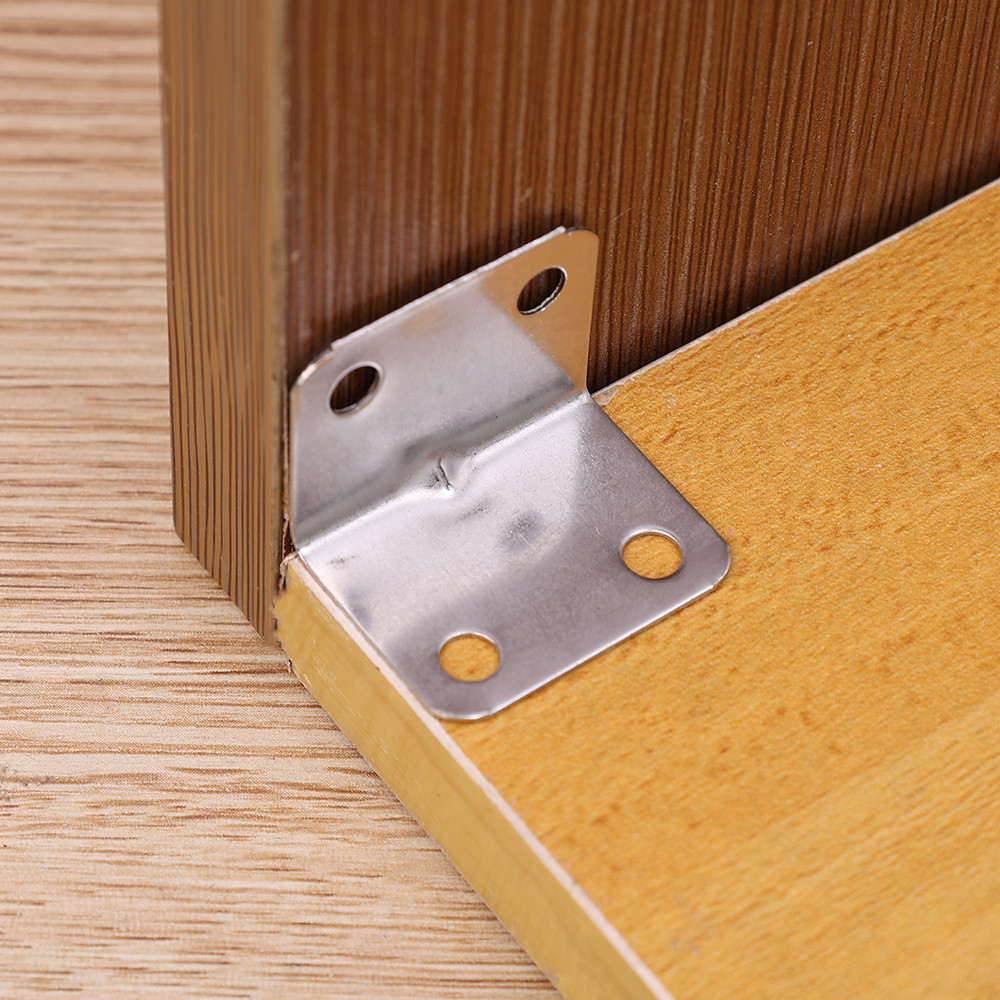 Universal 90 Degree Right Angle Fixed Corner Bracket - Stainless Steel ...