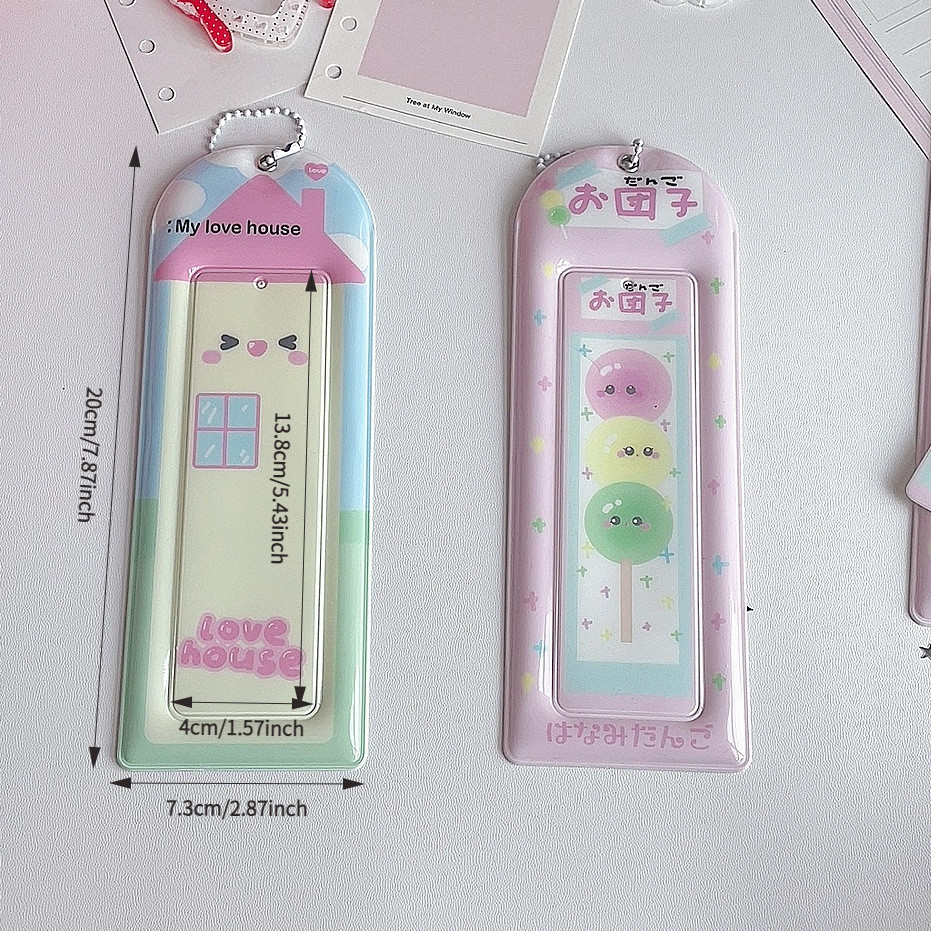 Ins Small Group Love Life Four Palace Grid PVC Card Holder Idol ...