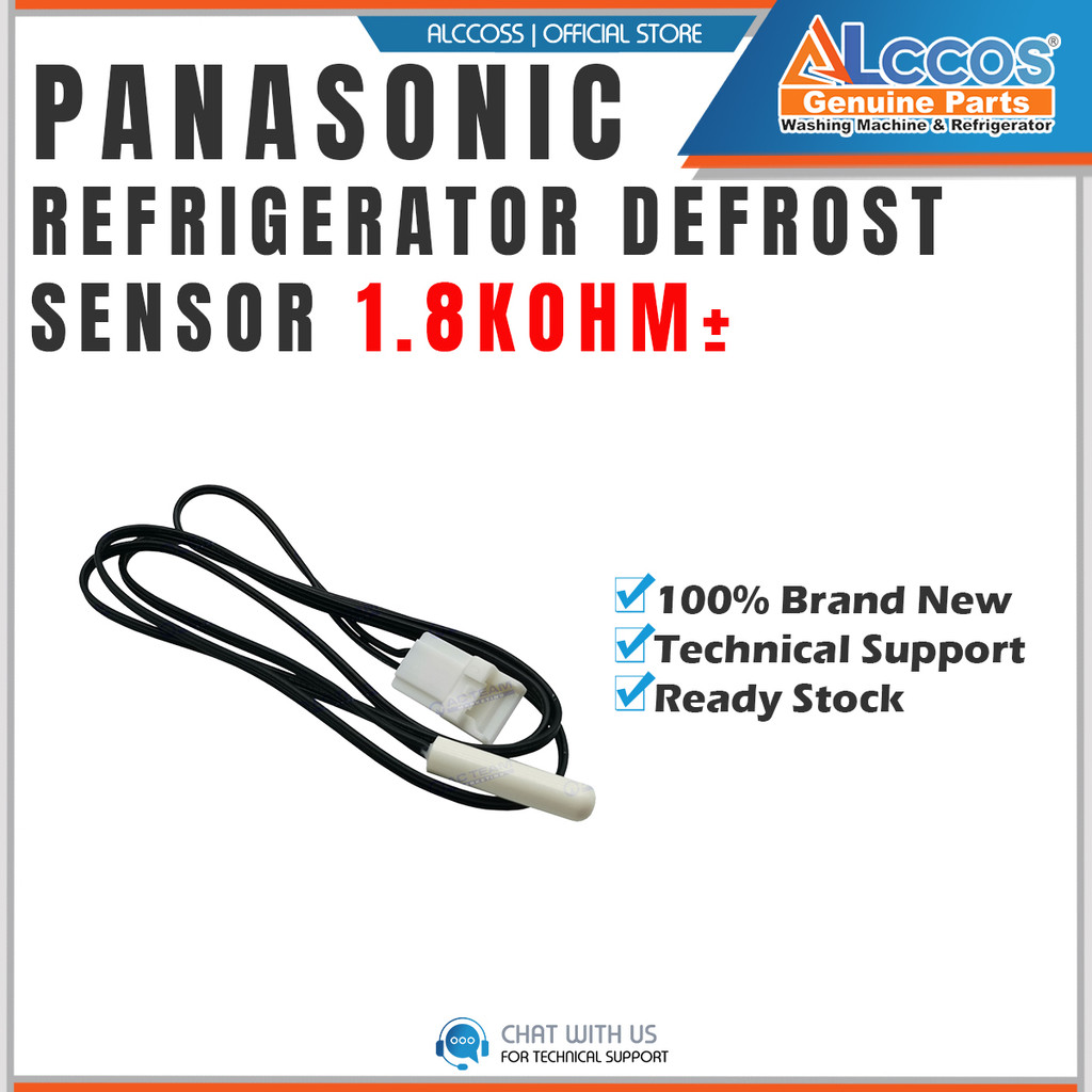 PANASONIC REFRIGERATOR DEFROST SENSOR WITH SOCKET 1.8Kohm± | Shopee ...