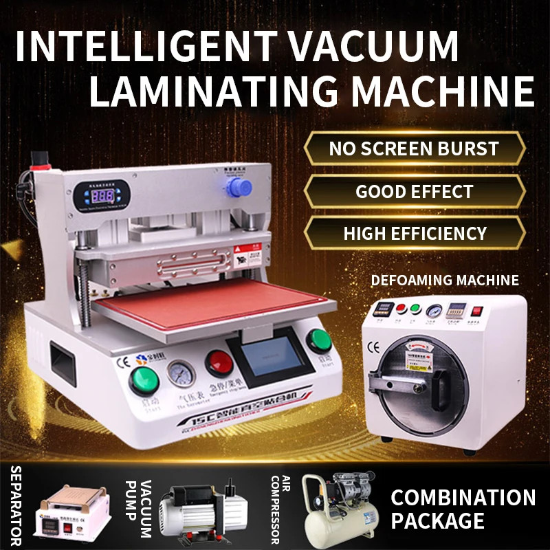 15-inch press screen machine, vacuum laminator, mobile phone screen ...