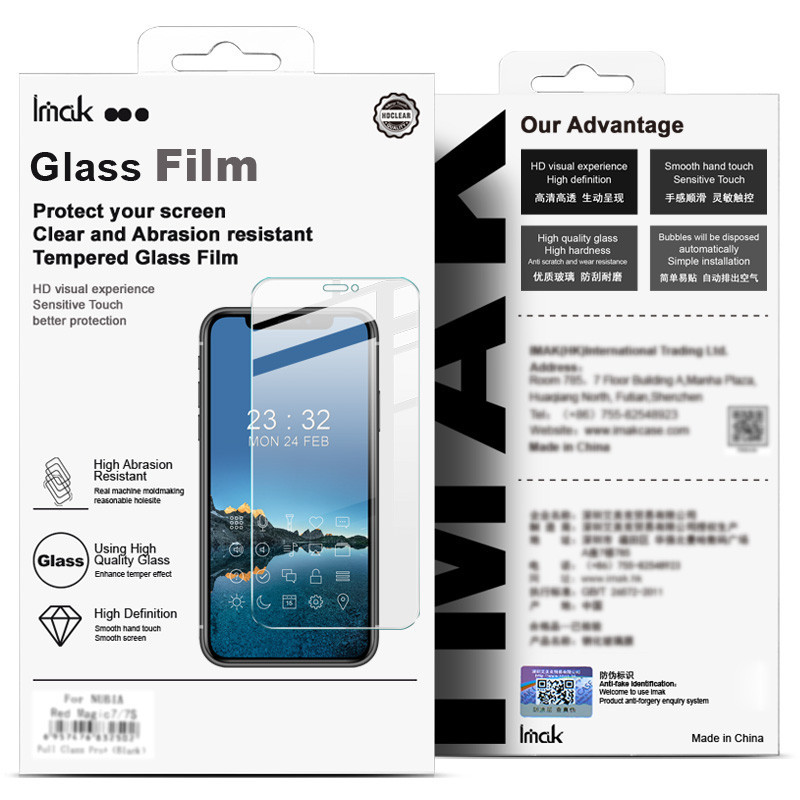 Original Imak Redmi K80 Pro / K80 5G 9H Anti-Explosion Tempered Glass Screen Protector Film ...