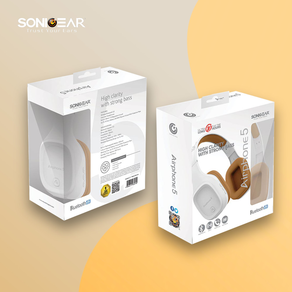 SonicGear Airphone 5 Bluetooth 5.0 Headphone | High Clarity | Strong ...