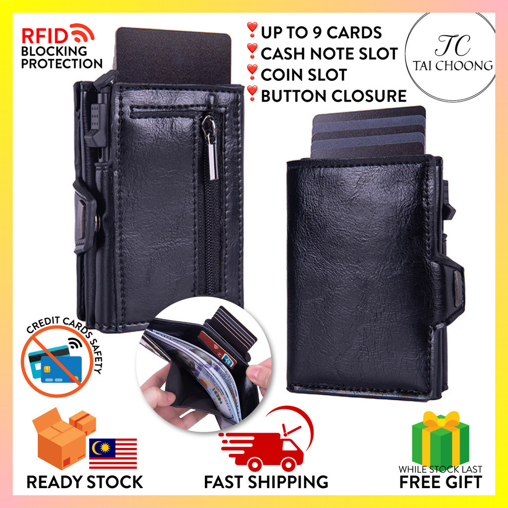 TC BW-124 Snap Button Closure Leather With Premium Side Push Pop Up ...