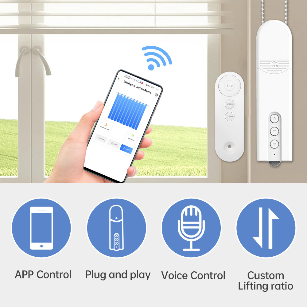 Tuya Smart Electric Shutter Roller Blind Blinds DIY Curtain Motor with ...