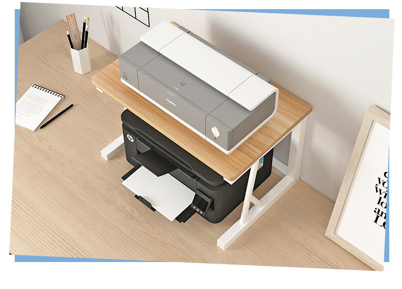 Wooden Office Printer Rack Simple Storage Rack Home Multilayer Copier ...