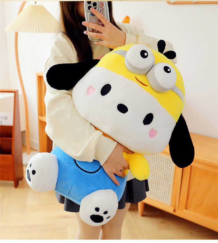 Pacha Dog Doll Transformed Minion Plush Toy Cute Dog Pillow Children ...