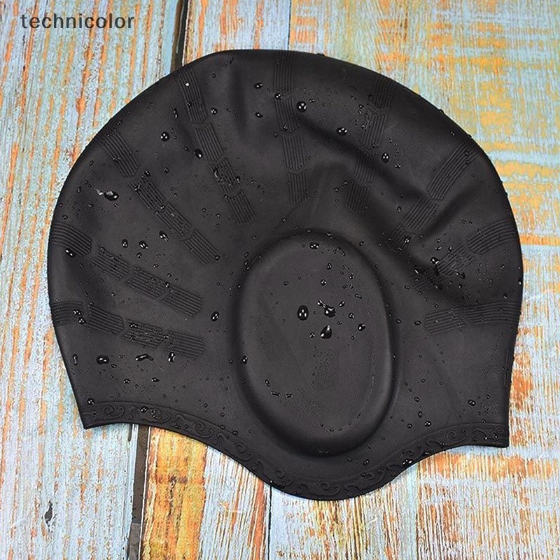 original TCMY Adults High Elastic Swimming Caps Men Women Waterproof ...