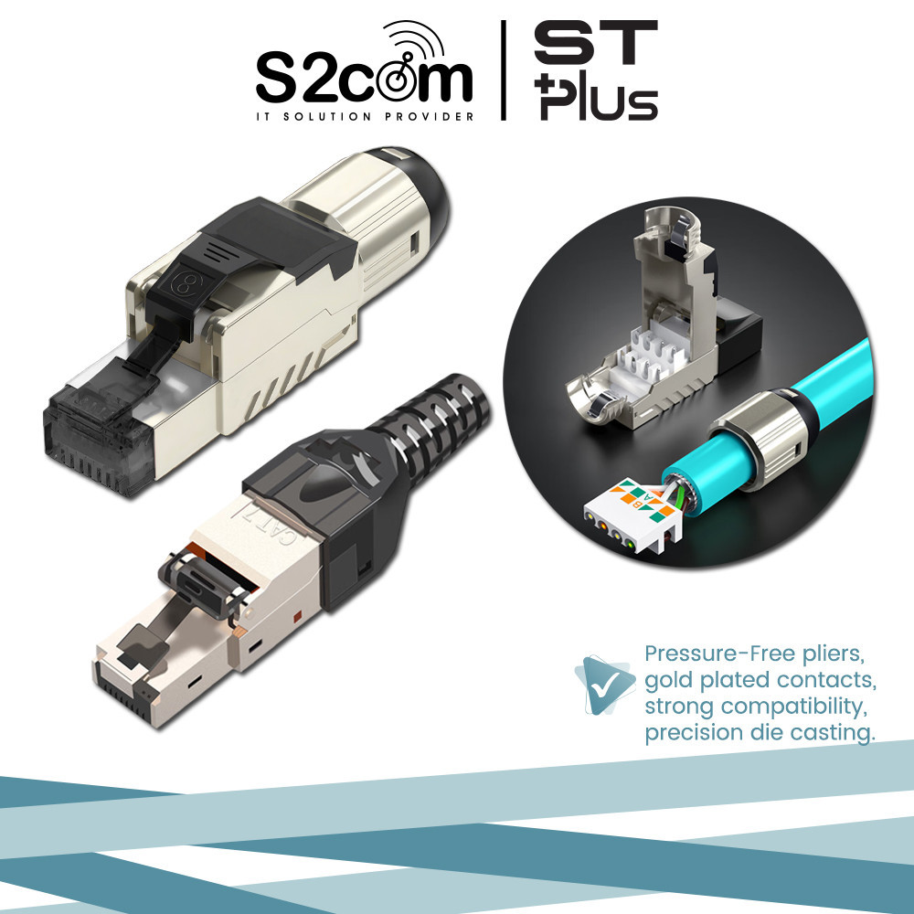 Cat7 Cat8 RJ45 Toolless Modular Connector Plug & Joint | Shopee Malaysia