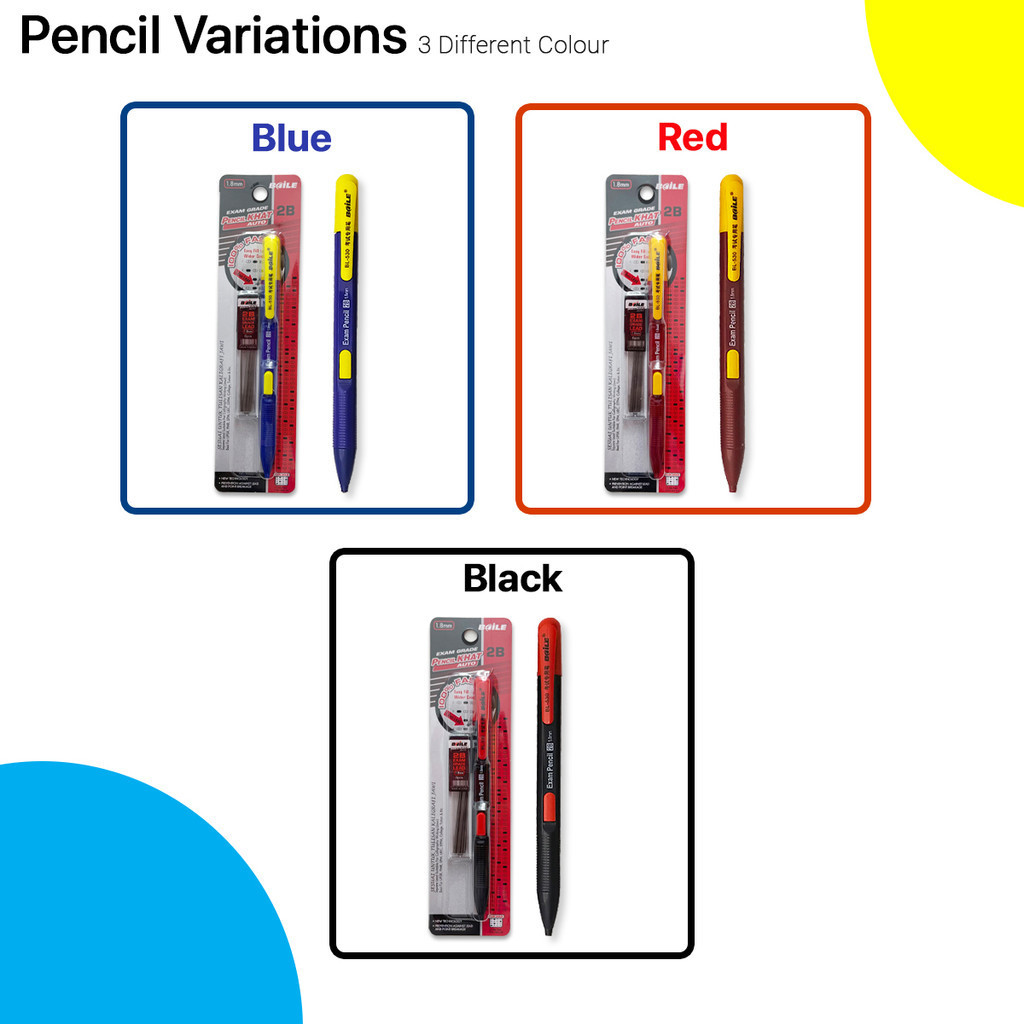 Desklife Baile 1.8mm Mechanical Pencil Khat Pensel Jawi Calligraphy Pen ...