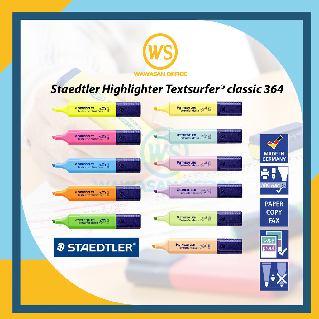 Staedtler Textsurfer Classic 364 / Staedtler Highlighter Pen (Classic ...