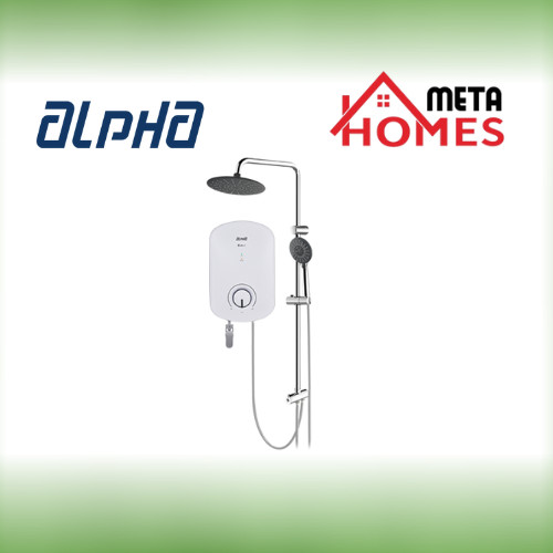 Alpha 3.8kW 2 Liters/minute Instant Shower Heater (Rainshower Set ...