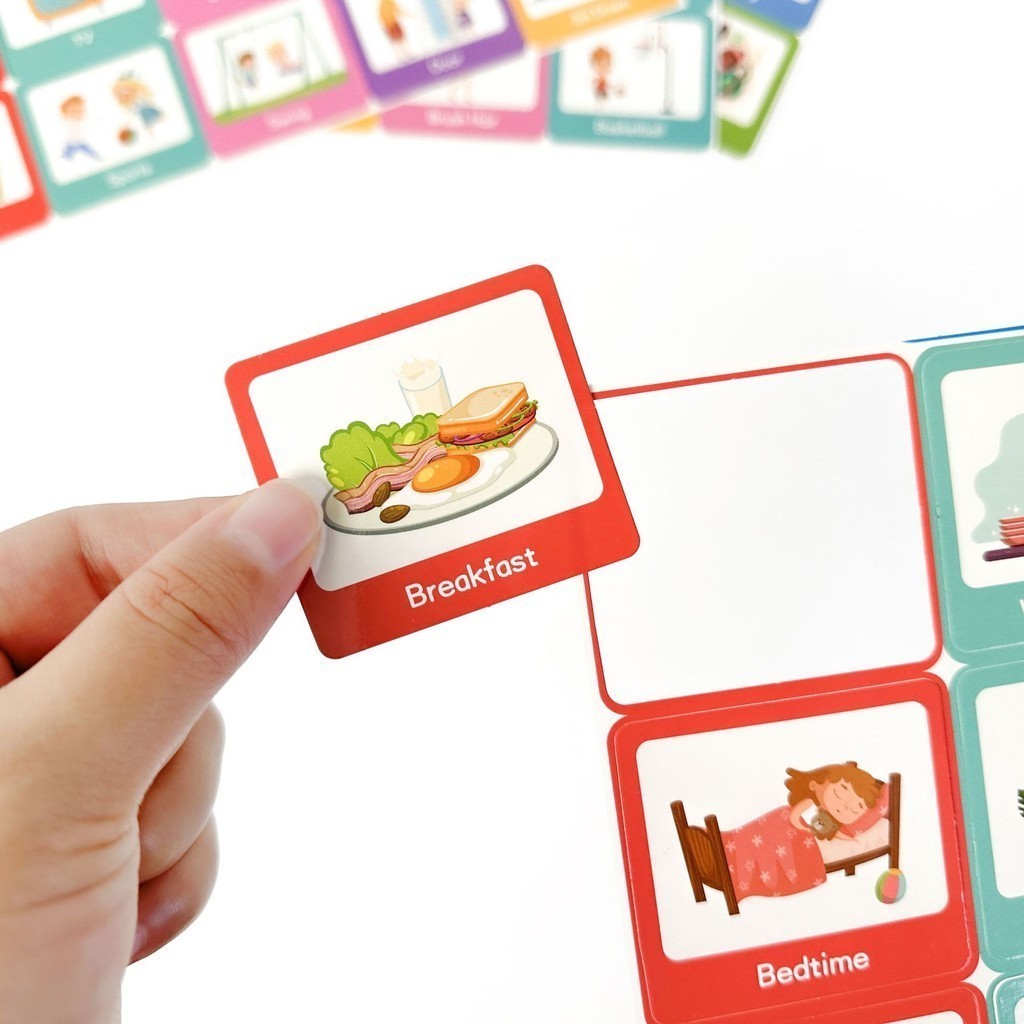 60Pcs Visual Schedule Cards for Kids Children Homeschool Classroom Good ...