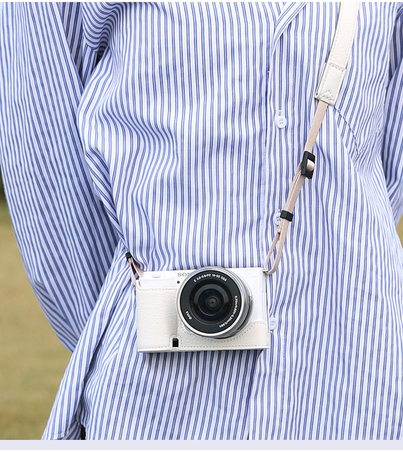 Sony Zve10 Protective Case A7c2 Second Generation A6400 Base Leather ...