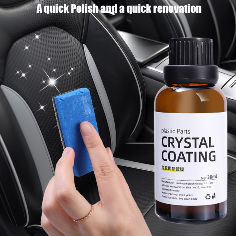 【Buy 6 Get 4】30ml Car Plastic Coating Agent with Sponge Plastics Parts ...