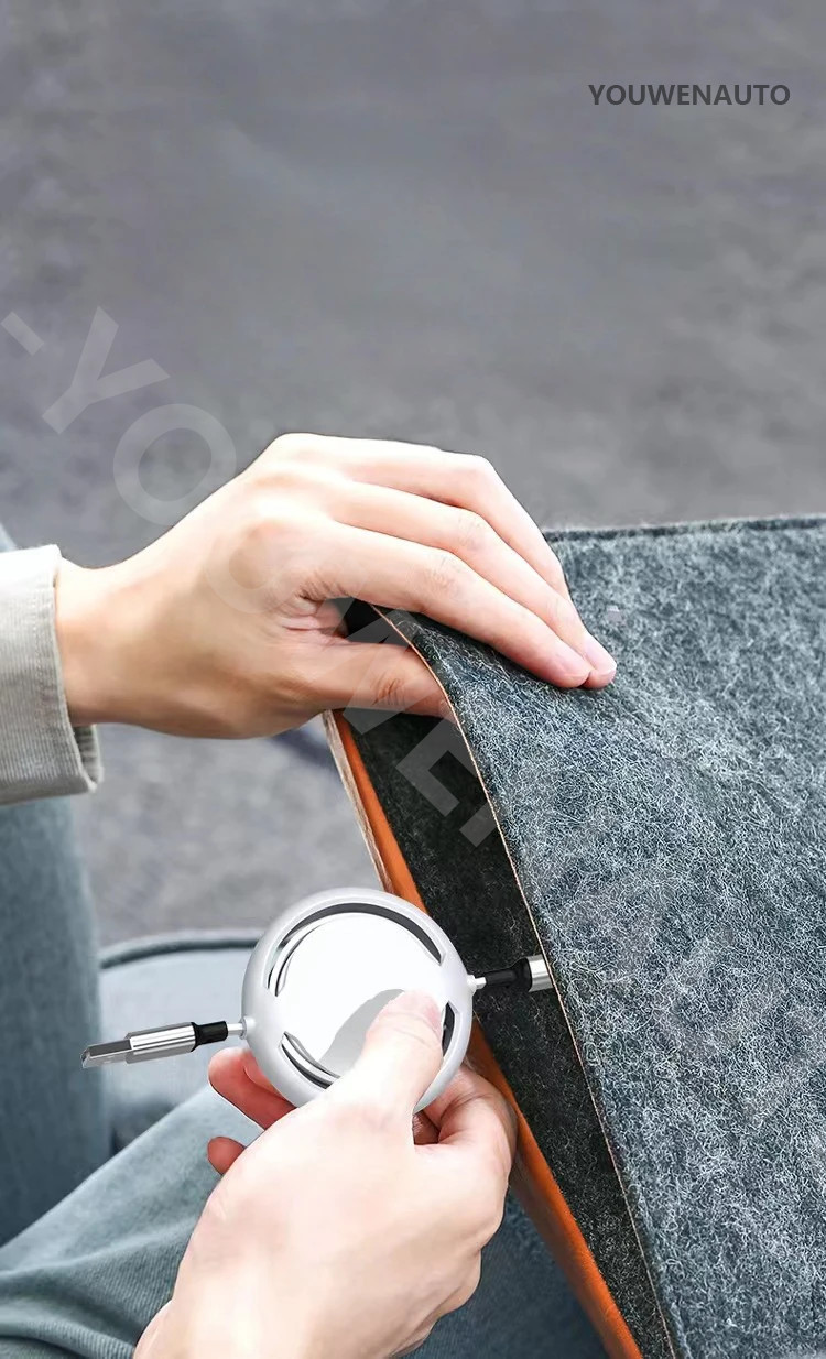 For MG Car 3 In 1 Retractable Phone Cable Type C USB Fast Charging ...