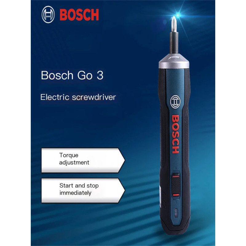 Bosch GO 3 Electric Screwdriver 3.6V 5Nm Cordless Mini Hand Drill ...