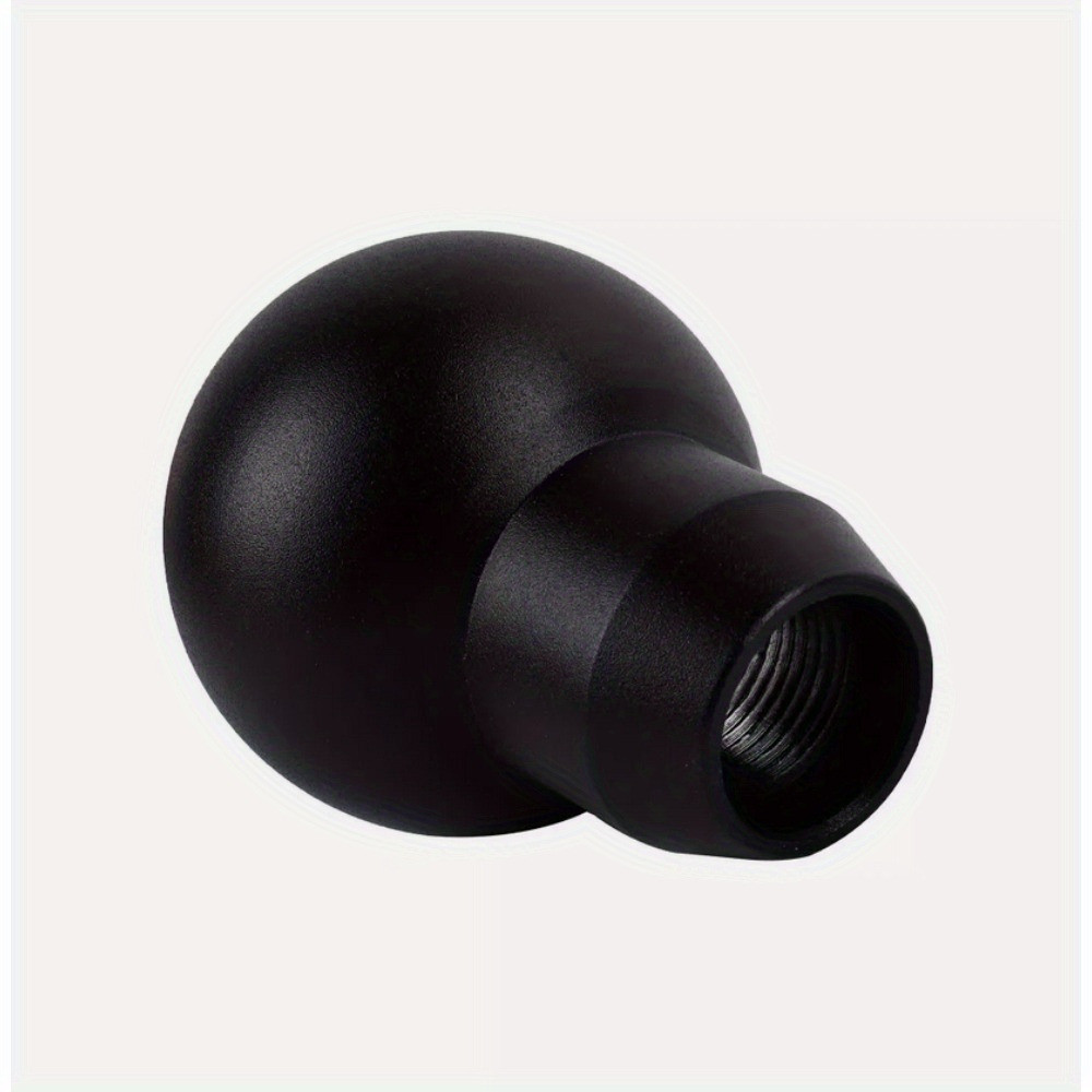 Racing Universal Black Aluminum Round Shift Knob Lever Knob For ...