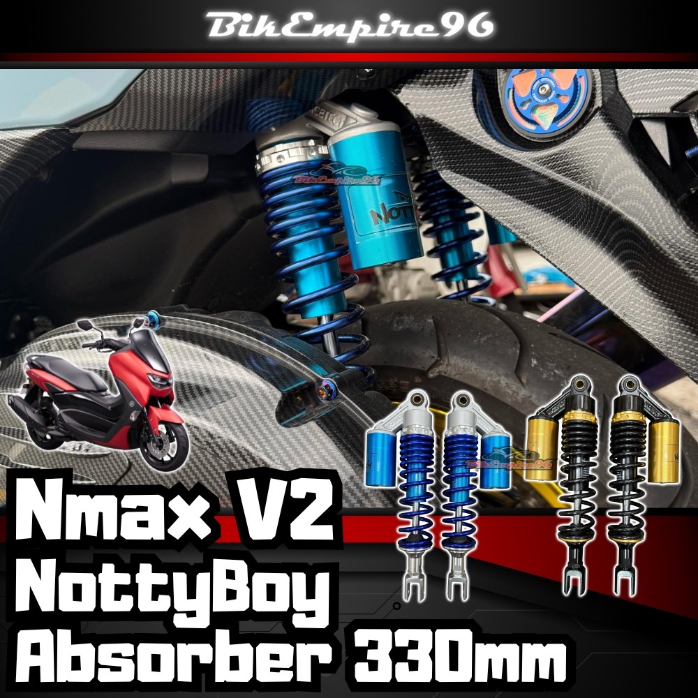 Nmax 155 V2 Absorber 330mm Air Shock Absorber Rear Suspension For ...