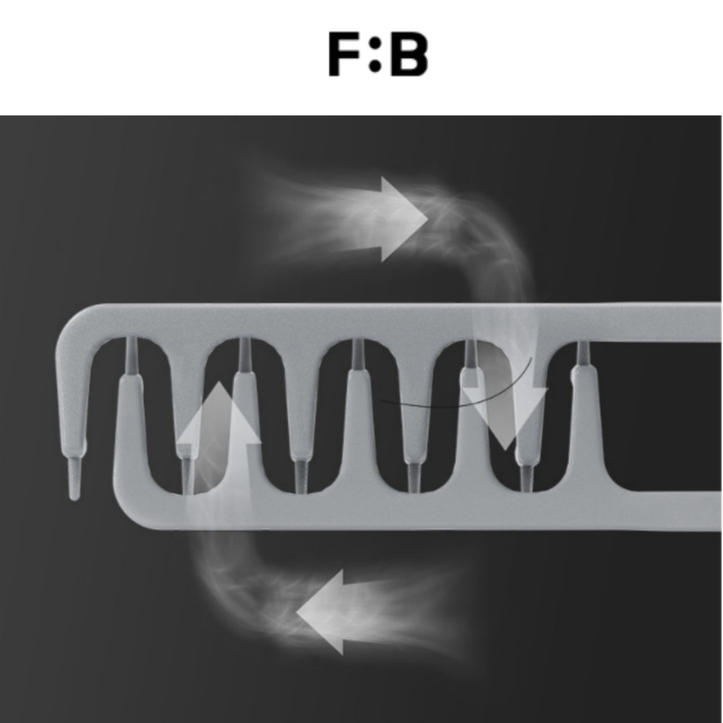 FORBEAUT Shadow Hair Brush - Grooming & Styling Tool for Men's Haircare ...