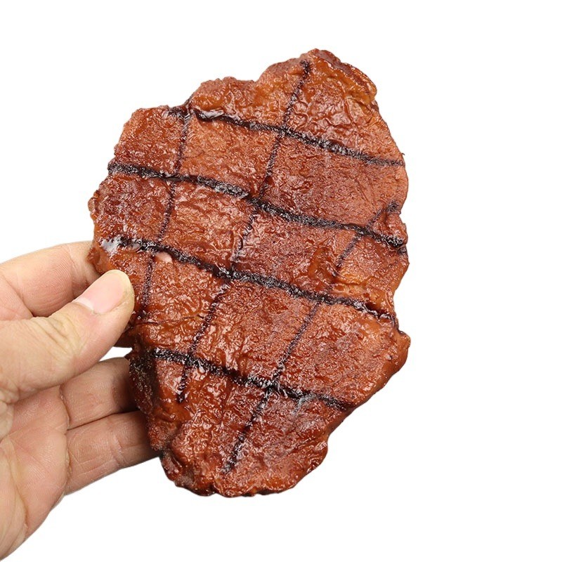 Artificial Beef Steak Model, Fake Beef Pork Belly Simulated PVC Food ...