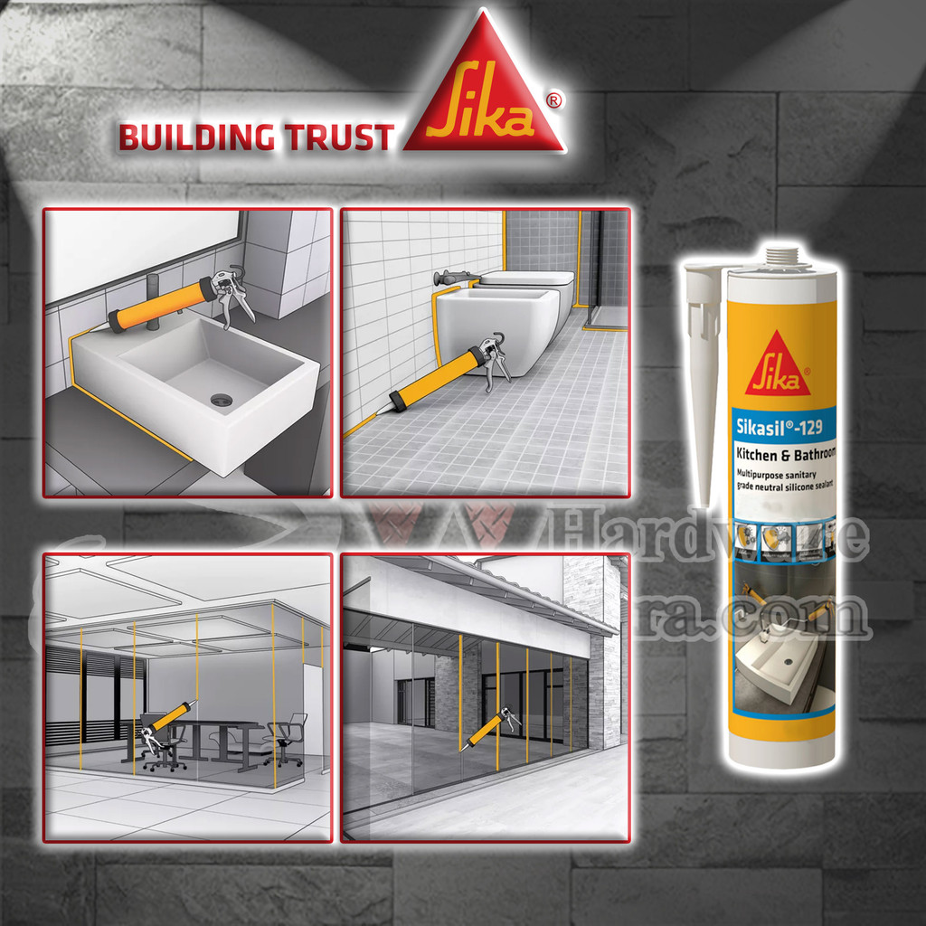 Sikasil®-129 Kitchen & Bathroom SILICONE SEALANT FOR KITCHEN AND ...