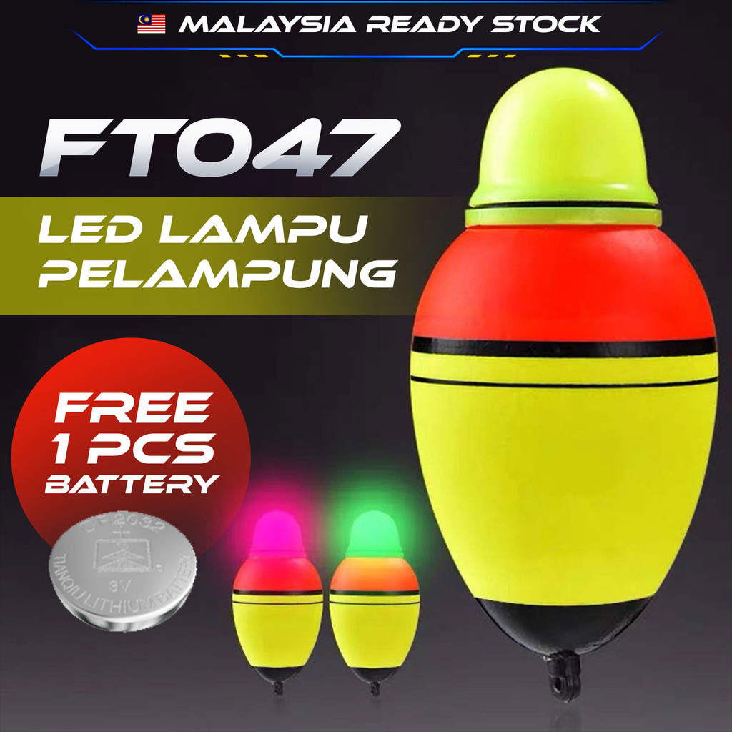 【MR.T】Pelampung Pancing LED Besar – Big Belly Nano Electronic Fishing ...