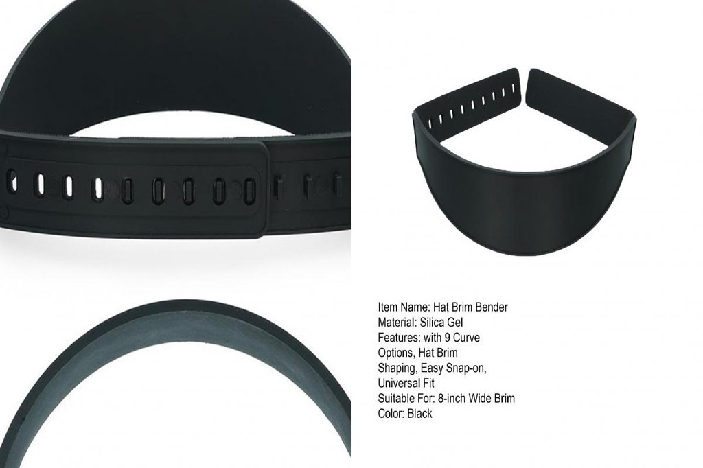 Hat Curver Tool with 9 Brim Curve Options Easy Snap-on Hat Brim Shaper ...