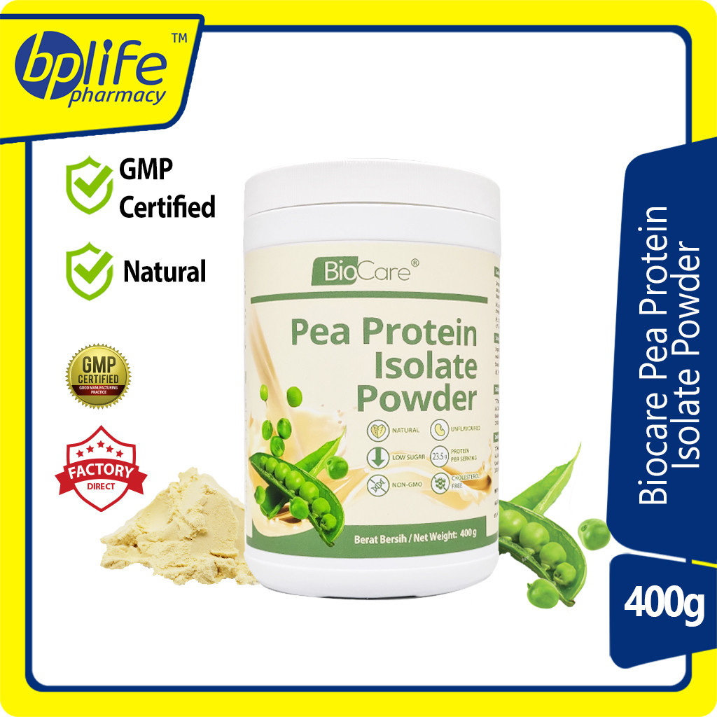 Biocare Pea Protein Isolate powder 400g | Shopee Malaysia