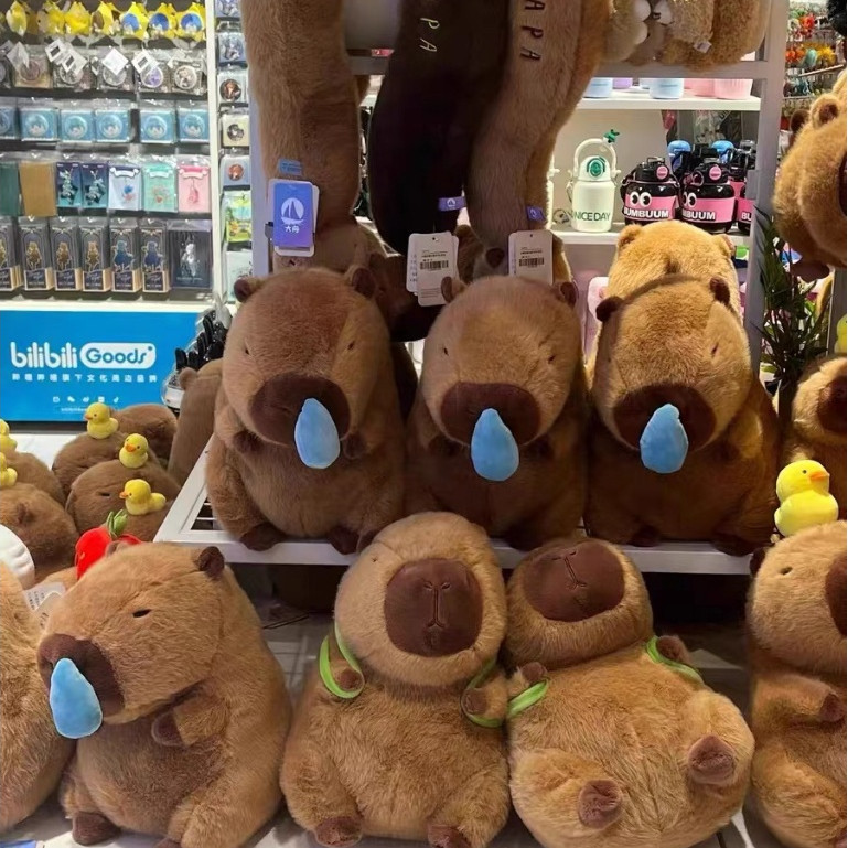 Super Soft Capybara Teddy Bear Plush Toy Filled Cute Soft Snot Capybara ...
