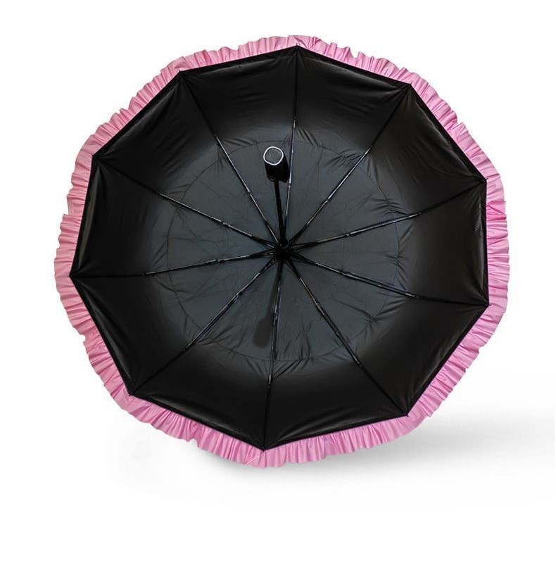 Takanashi Rikka Folding Umbrella Princess Lolita Automatic Umbrella ...