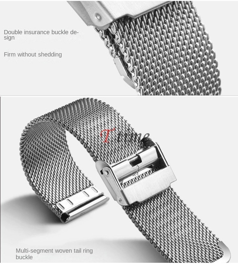 10/12/14/16/17/18/19/20/21/22/24mm Ultra-thin Milan Mesh Belt Watch ...