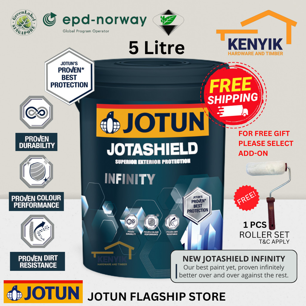 JOTUN 5L Jotashield Infinity (Exterior) | Shopee Malaysia