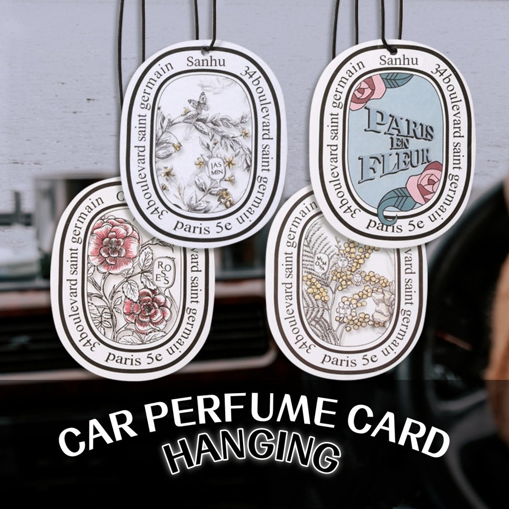 (1 pcs) Hanging Car Fragrance Aromatherapy Wardrobe Air Freshener Car ...