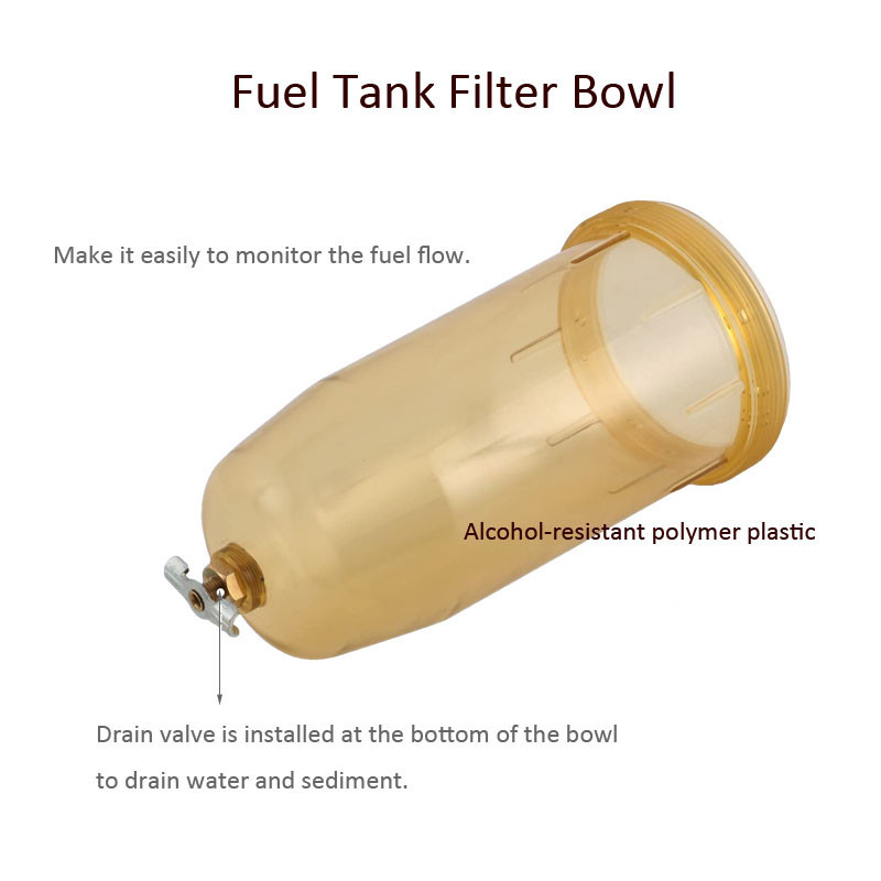 B10-AL Fuel Tank Filter Assembly 496 Replacement Gasoline Diesel Water ...