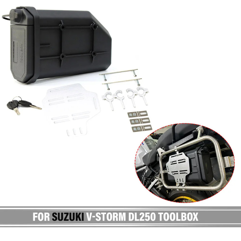 For Suzuki V-Storm DL250 Motorcycle Toolbox Tool Box Waterproof Side ...
