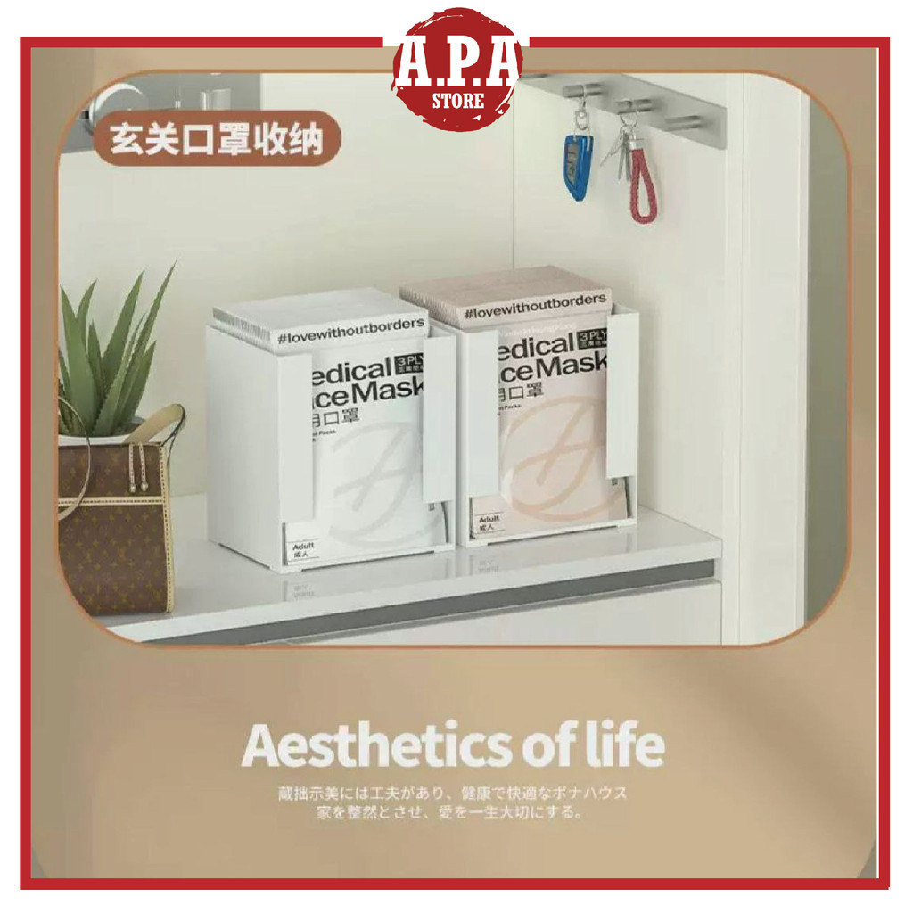 APA Instant Noodle Storage Rack Box Drawer Compartment Face Mask ...