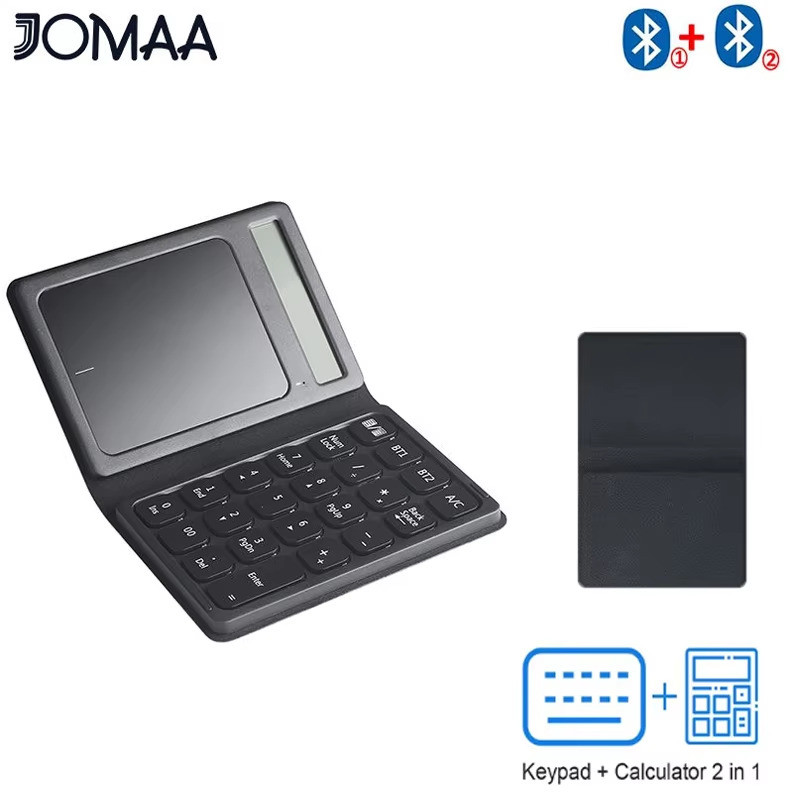 JOMAA Bluetooth Dual Mode Wireless Numeric Keyboard with Display ...