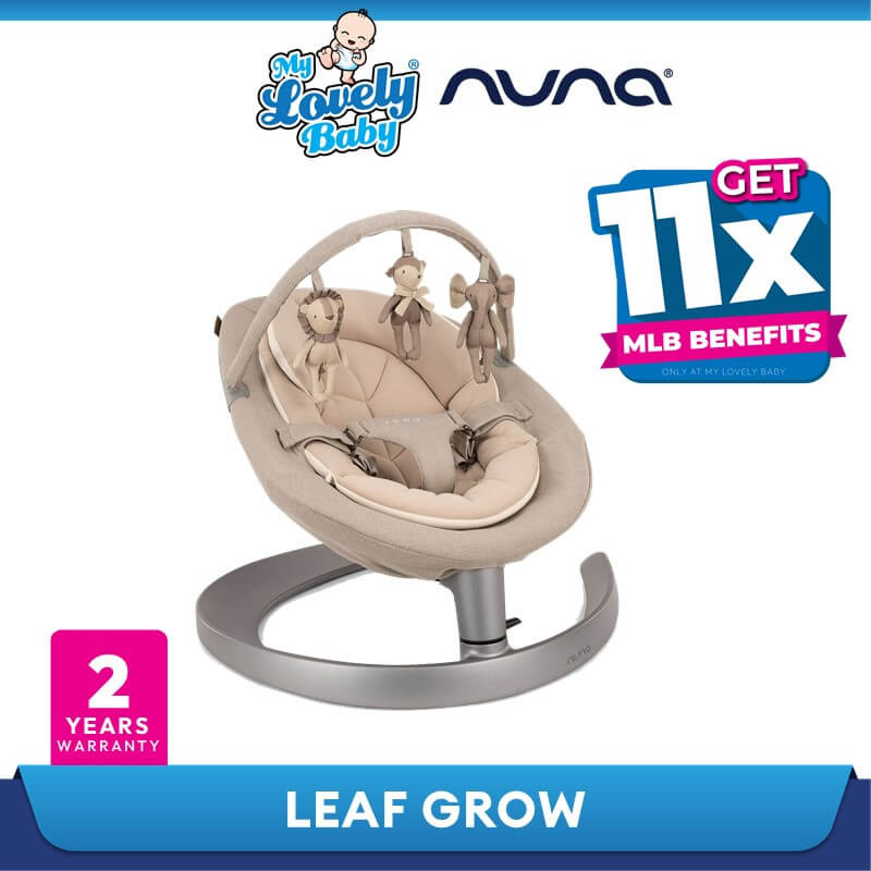Nuna Leaf Grow Baby Swing (New Born to 60kg) - My Lovely Baby | Shopee ...