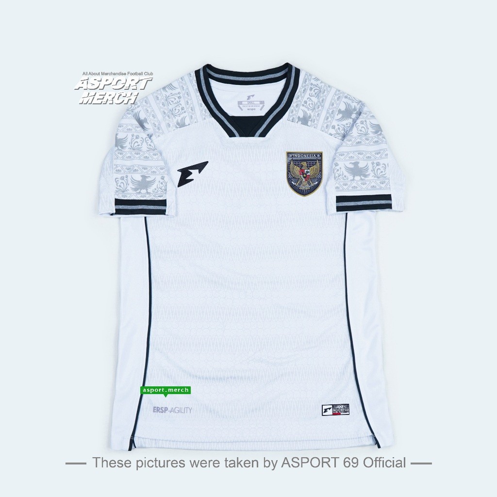 PUTIH Latest INDONESIA AWAY KIT ERSPO NATIONAL TEAM JERSEY 2025 2026 ...