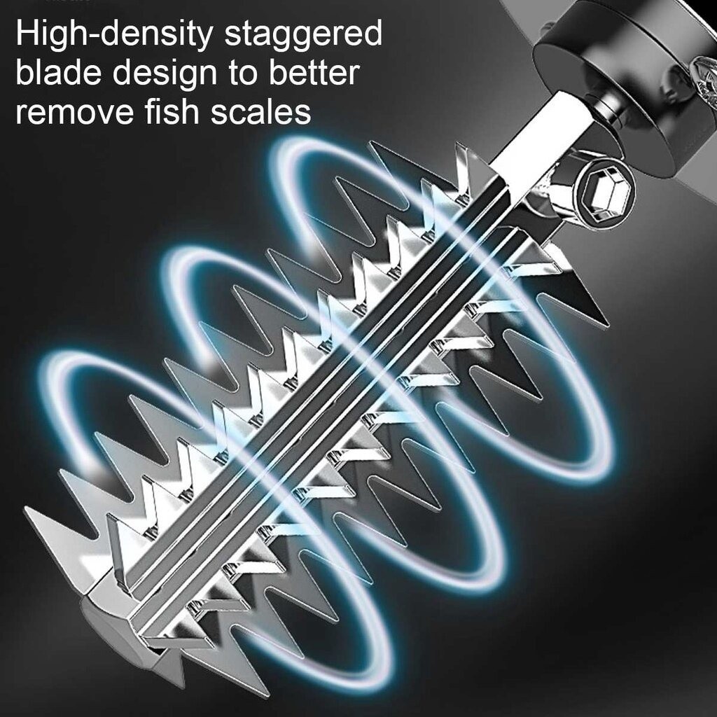 Pure electric fish scale machine quick fish scale removal rechargeable ...