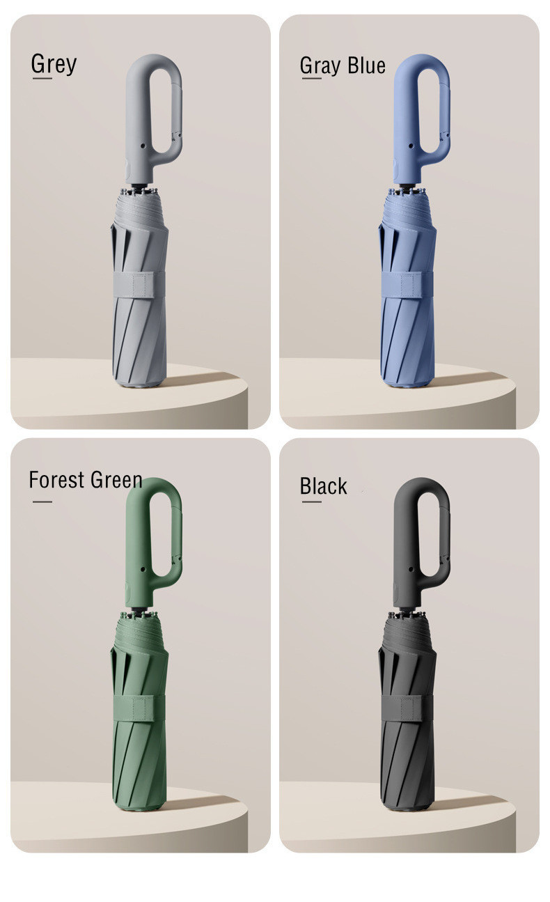 [FUN] portable umbrella Ring Buckle Automatic Umbrella/Large Sunscreen ...