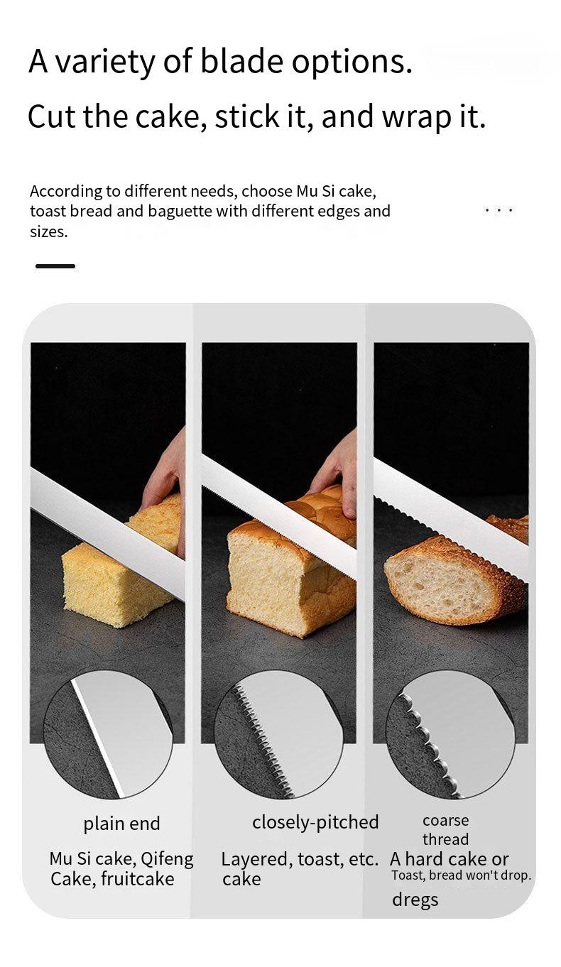 [Ready Stock] 8"/10"/12"/14" Bread Knife Cake Knife kek Pisau Roti ...