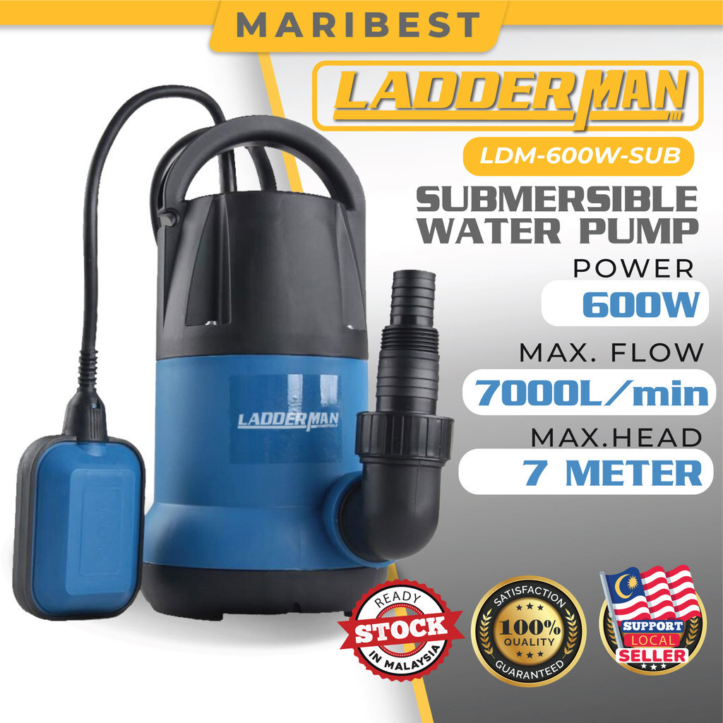 600W Pump Submersible Water Pump Electric Clean Water Home Pump For ...