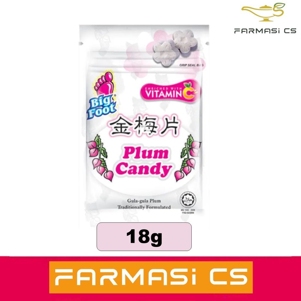 Big Foot Plum Candy 18g EXP:09/2025 [ plum vitamin c ] | Shopee Malaysia