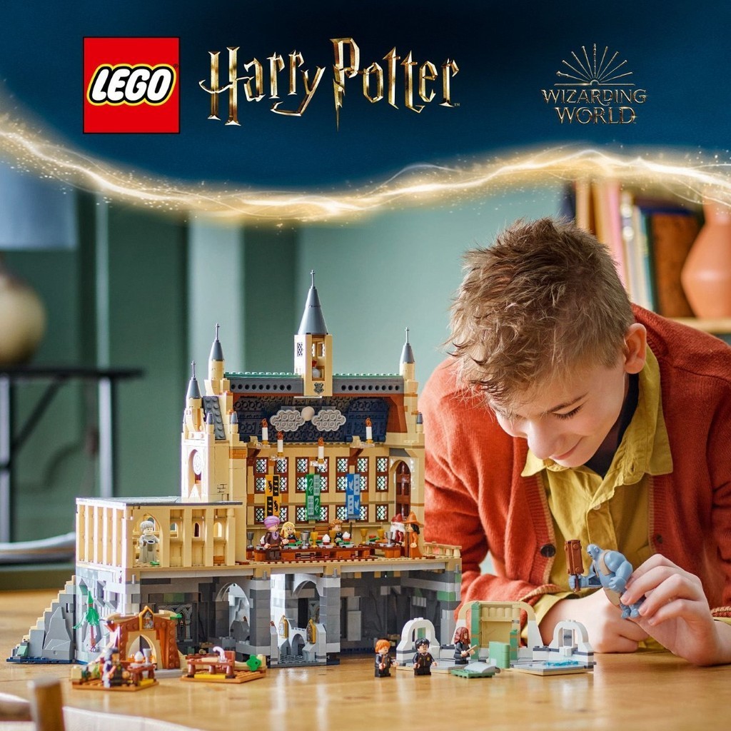 LEGO 76435 Harry Potter Hogwarts Castle: The Great Hall Building Toy ...