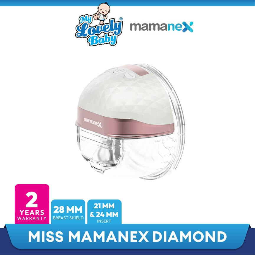Mamanex Miss Mamanex Diamond Bluetooth Wearable Handsfree Breast Pump ...