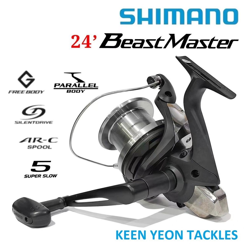 SHIMANO 2024' BEASTMASTER BIG PIT SPINNING SURF FISHING REEL | Shopee ...